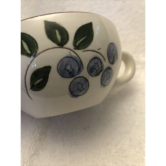 Stangl | Dining | Stangl Pottery Cup And Saucer Blueberry Pattern ...